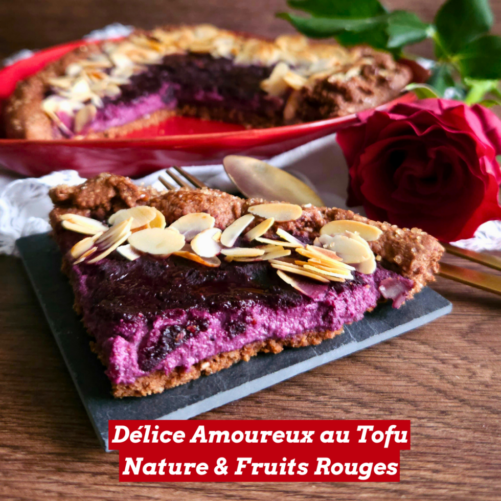 Délice Amoureux au Tofu Nature & Fruits Rouges - Tossolia